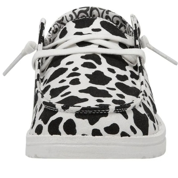 Hey Dude | Shoes | Hey Dude Wendy Cow Print | Poshmark
